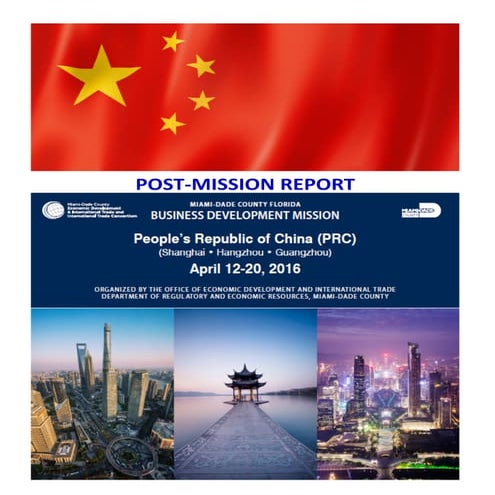 Post China mission report | PDF