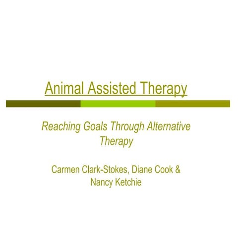 Animal Assisted Therapy | PPT
