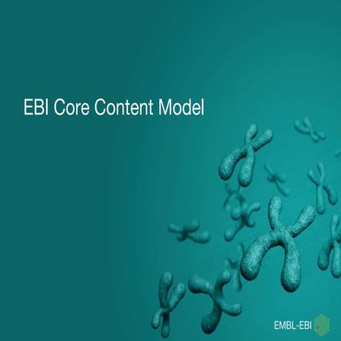 EBI Core content model | PPTX | Web Development | Internet