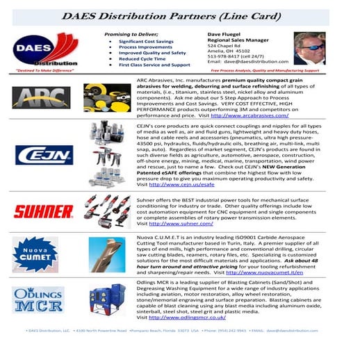 DAES LINE CARD - df | PDF