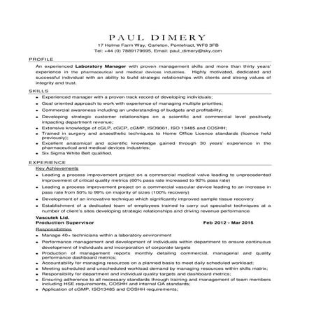 Graham Clark CV | PDF