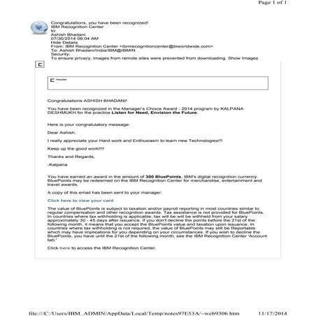 Manager_Choice_Awards_From_Kalpana | PDF