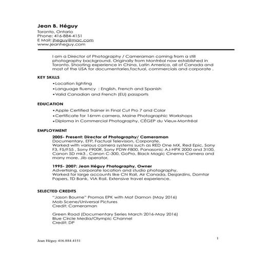 Resume December 2015 | PDF