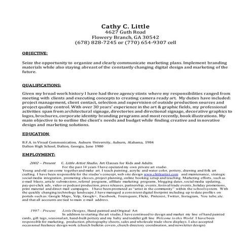 Cathy Little resume 53 noss | DOCX