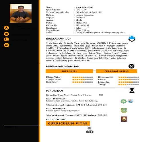 Rian Aries Fani 11353100269 CV | DOCX