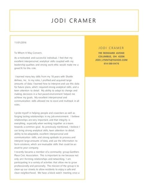 Michelle Long Letter of recomendation | DOCX