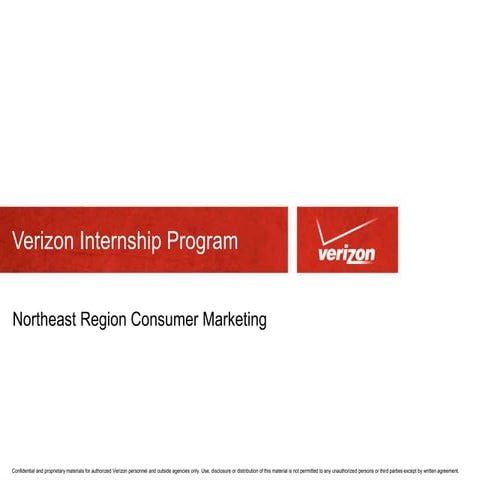 Verizon_Internship_Presentation | PPTX