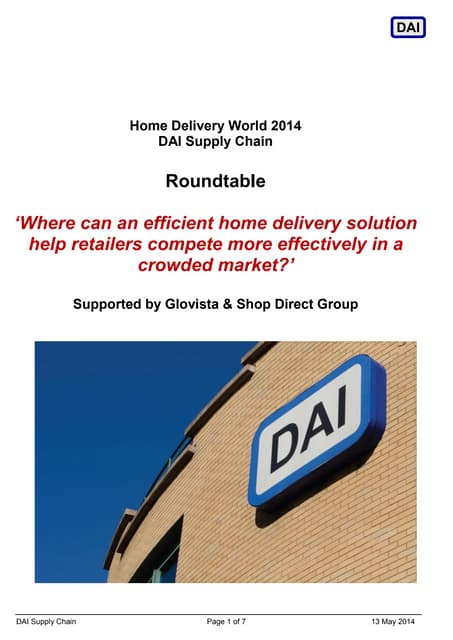 DAI Matflo Supply Chain Brochure | PDF