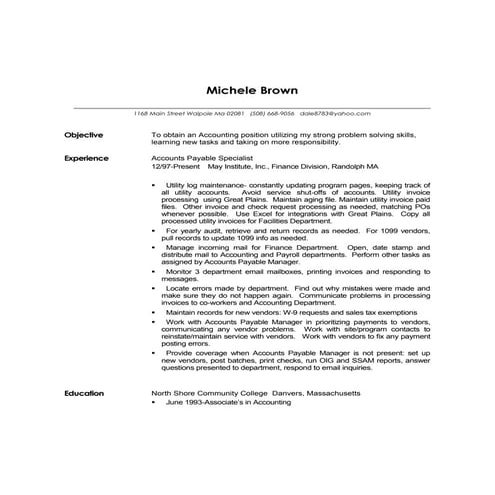 Denise McCoy Resume | PDF