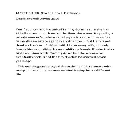 JACKET BLURB | DOCX
