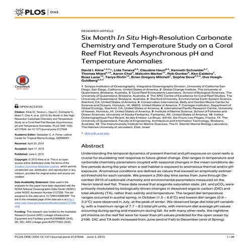 DSD-INT 2022 Hydrodynamics, connectivity and thermodynamics of a coral ...