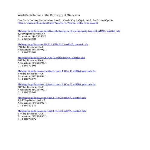 GenBank Coding Sequences | PDF | Genetics | Science