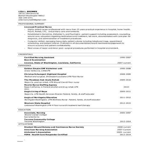 Lisa L resume updated resume | DOCX