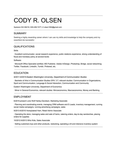 Resume MOST UPDATED | PDF