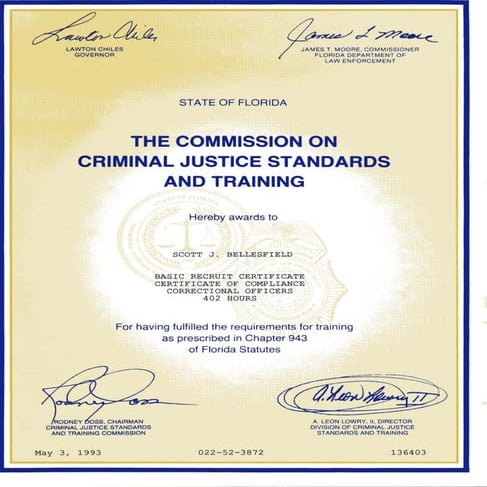 Corrections Officer Certification | PDF