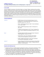 RESUME OF QAQC INSPECTOR COATING/PAINTING AND INSULATION | PDF