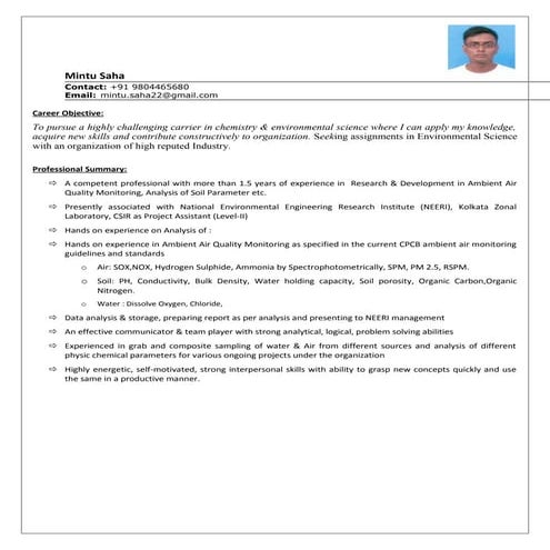 Ajit cv job | PDF