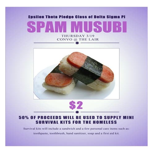Spam Musubi Flyer-2 | PDF