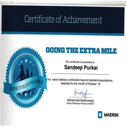 Going The Extra Mile Oct 2016 | PDF
