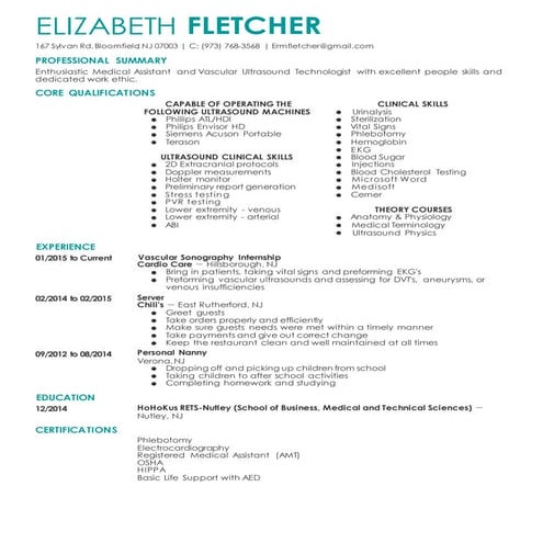 ElizabethFletcherResume | PDF