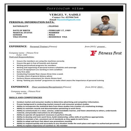 aymen lotfy fitniss cv | PDF