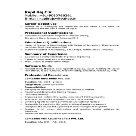 Kapil_Raj_CV | PDF