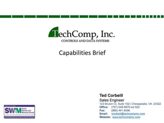 TechComp Capability Statement | PDF