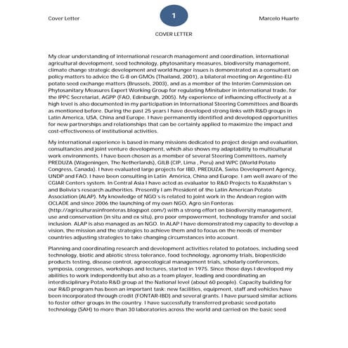 COVER LETTER | PDF | Free Download