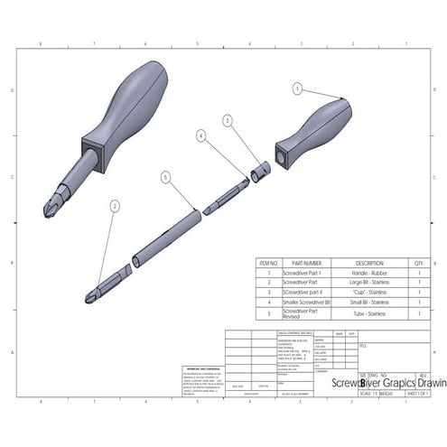 Screwdriver Grapics Drawing - S | PPT