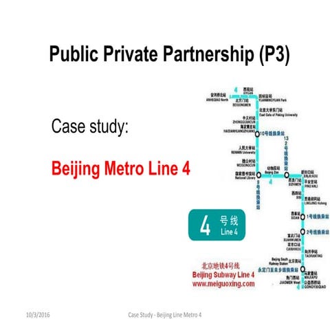 PPP Case Study - Beijing Metro Line 4 v5 | PPTX