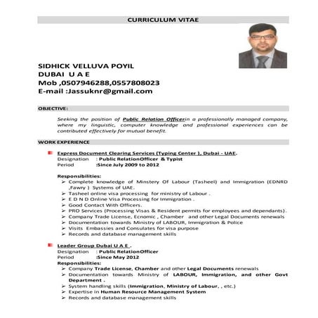 Sidhu PRO CV | DOCX