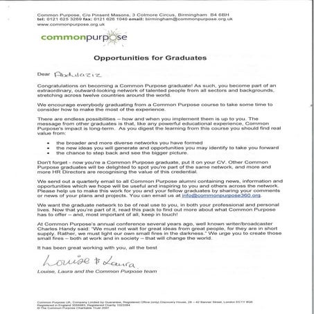 INTERN letter | PDF