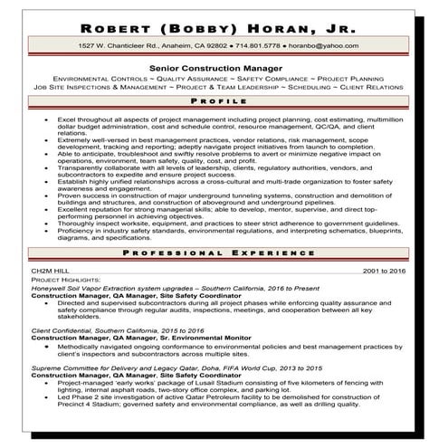 Resume_Bobby_Horan | DOC