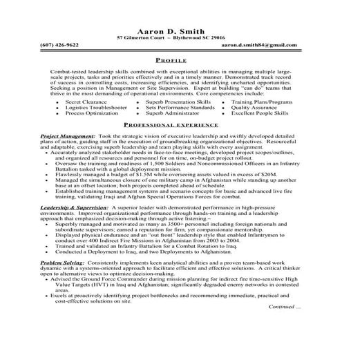 Smith Aaron Resume | PDF