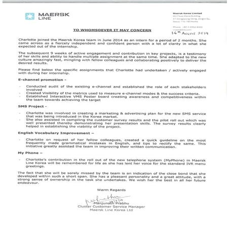 Maersk Reference | PDF