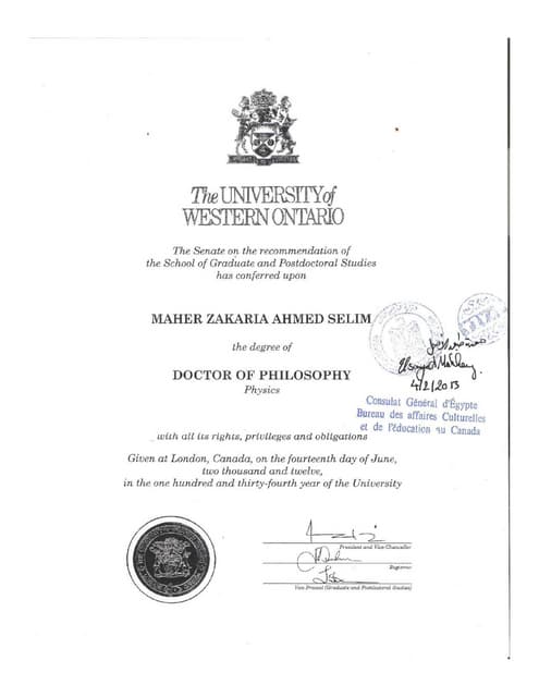 Maher_Degrees_Transcripts | PPT