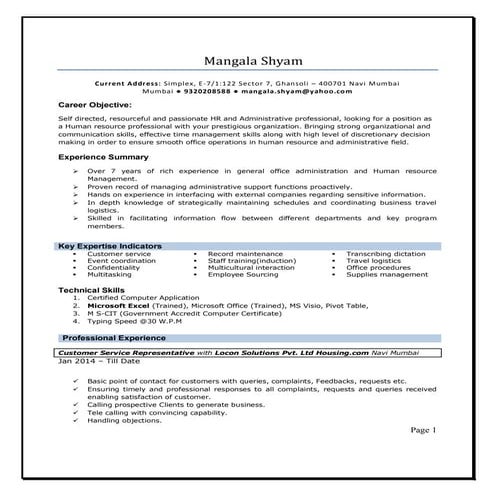 Samarpita resume 1 | PDF