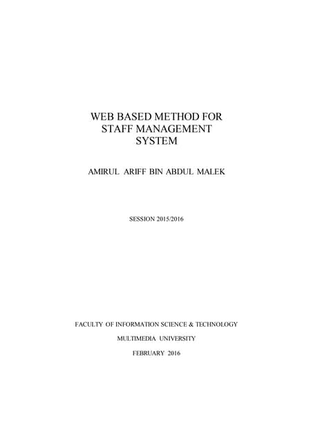 Computer science/ IT Fianl attachment report | PDF