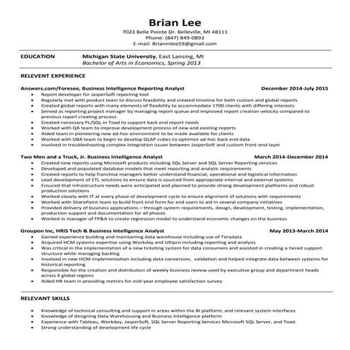 Amadou Traore Resume-2016 | DOC
