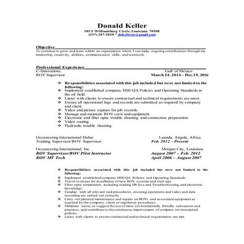 Donald Resume 3 | DOCX