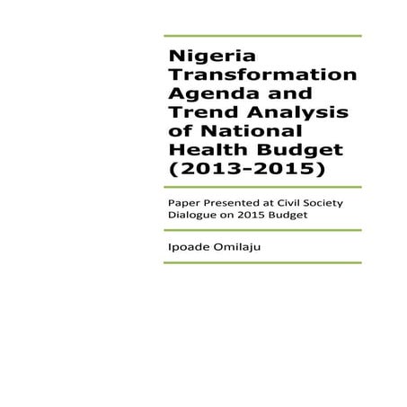 Lagos State - Themes Agenda and Strategy | PDF