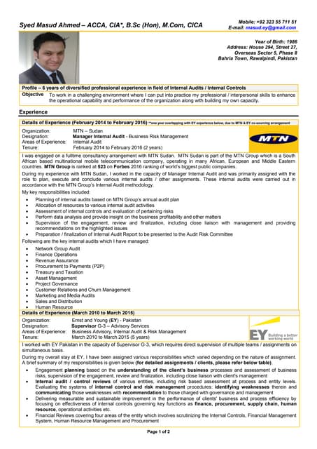 Resume-Syed Masud Ahmed | PDF Resume-Syed Masud Ahmed | PDF