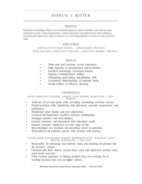 Jessie Shepherd Sales | PDF