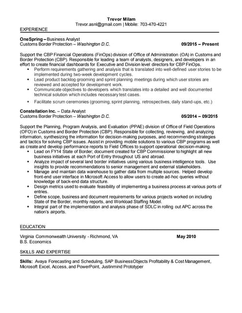 George Brooks Resume as of June 2016 | PDF
