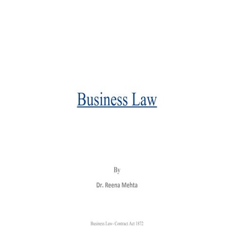Business Law | PPT