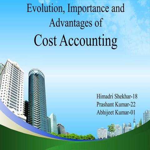 Cost Accounting | PPT