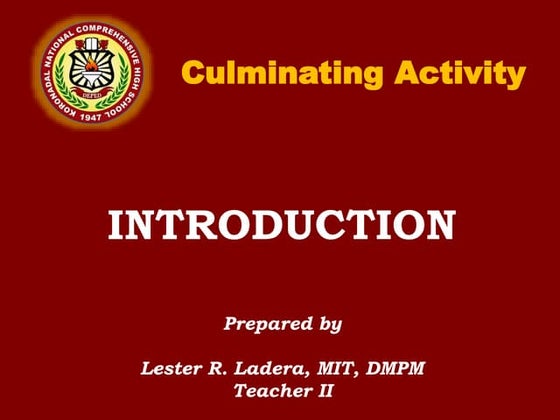 Culminating-Activity.pdf | Education