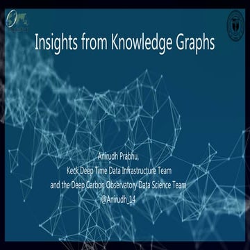 Insights from Knowledge Graphs | PPTX