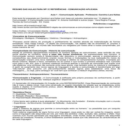 Ca resumo para np1 | PDF