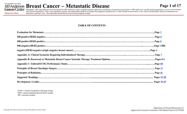 Ca Treatment Breast Metastatic Web Algorithm Pptx